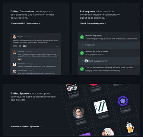 GitHub Landing Page On Behance