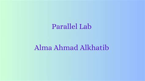 Lab 1 Introduction To Openmp Youtube