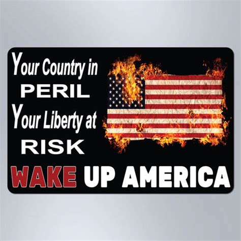 Wake Up America Large Magnet G10 Llc