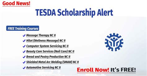 7 Tesda Courses Free Training No Tuition Fee