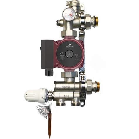 Смесительный узел для теплого пола TIM JH-1036 с насосом ROMMER 25/6 ...