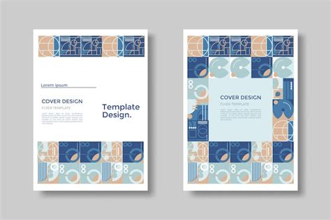 추상적 인 기하학적 모양 패턴 Bauhaus 최소한의 예술 디자인 배경 현대 원형 삼각형 및 사각형 Bauhaus 패턴 배경