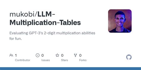 Github Mukobillm Multiplication Tables Evaluating Gpt 3s 2 Digit