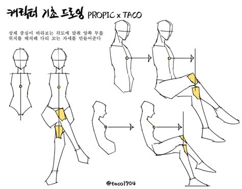 타코작가 On Twitter 투시도 수업 드로잉 강좌 인체