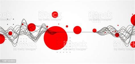 와이어프레임 동적 파 선 및 파티클이 있는 벡터 추상 적 배경입니다 데이터에 대한 스톡 벡터 아트 및 기타 이미지 데이터