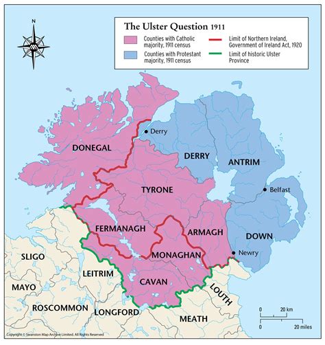 Ireland Ulster Map Mpf 1 35 Richard Bartletts Map Of Ulster 1605