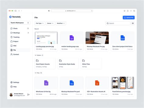 Remotefy Remote Team Management Saas Webapp File By Hilal Rf On
