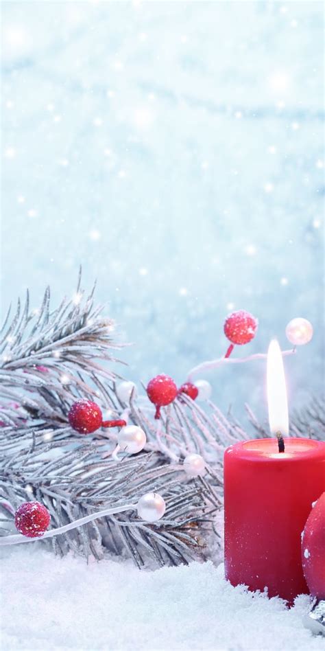 Завантажити шпалери на робочий стіл ПК Різдво Свято Свічка Різдвяні Прикраси безкоштовно