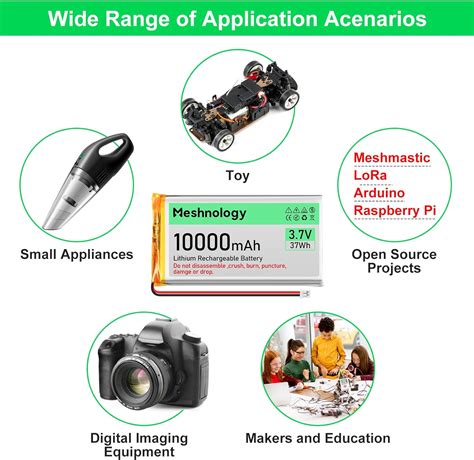 3 7v 10000mah lipo battery with usb charger for arduino and drone