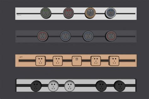Electrical Circle Socket In Ray Sketchup Model Thousands Of Free Cad