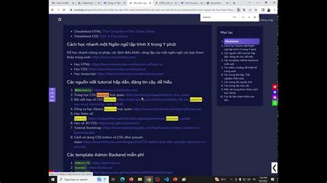 lập trình html css js buổi 6 nentang vn youtube