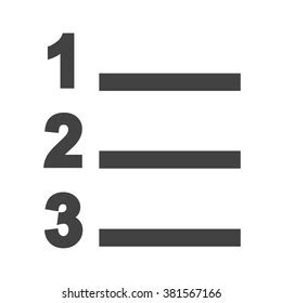 Numbered List Images Stock Photos Vectors Shutterstock