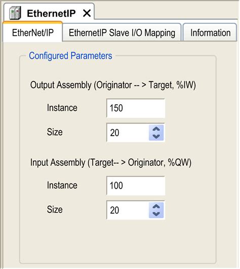 Controller As A Target Device On EtherNet IP