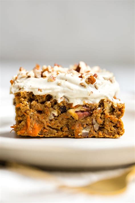Healthy Carrot Cake Gluten Free And Vegan From My Bowl