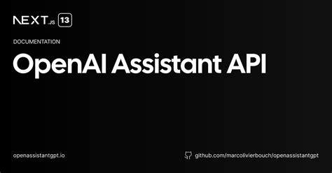 Documentation Openai Assistant Api