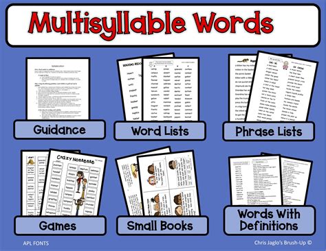 Teach Multisyllable Words J And E Learn To Read