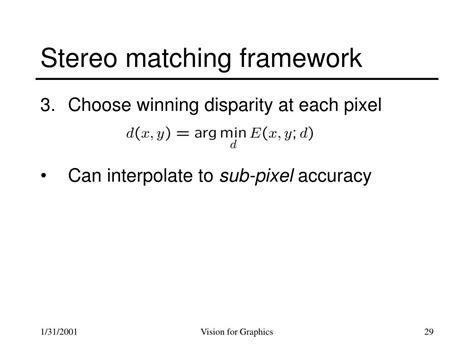 Ppt Stereo Matching Powerpoint Presentation Free Download Id5314574