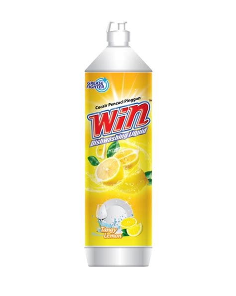 Win Dishwashing Liquid Tangy Lemon United Detergent Industries Udi Malaysia