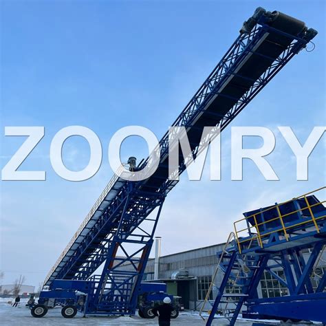 Vessel Port Unloading And Loading Ship Loader Telescopic Conveyor