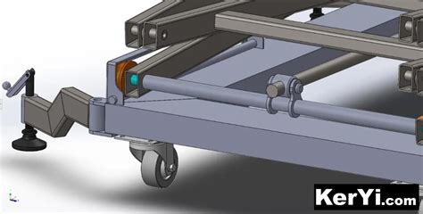MANLIFT 1300 x 650移动升降机3D图纸 STEP格式 KerYi
