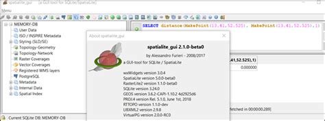 Spatialite Distance Returns Null When Geometries Touch Geographic Information Systems Stack