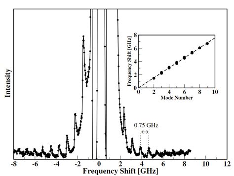 Observation Of Extraneous Axial Cavity Modes Of A Single Mode Solid
