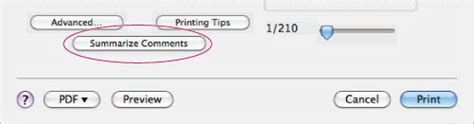 Print Comments Adobe Acrobat Reader