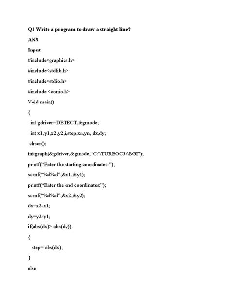 Lab Manual Gor Computer Graphics And Multimedia Pdf Computer