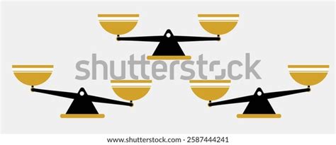 Vector Set Different Scales Flat Style Stock Vector Royalty Free