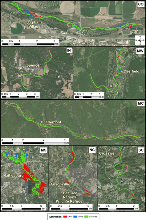 Flood Map Comparison Between Autoroute Arpp Simulations And Usgs Download Scientific Diagram