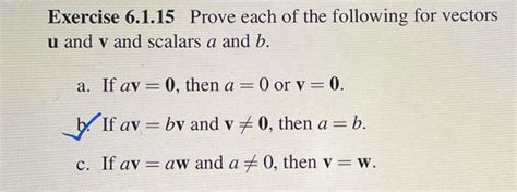 Solved Exercise Prove Each Of The Following For Chegg Com
