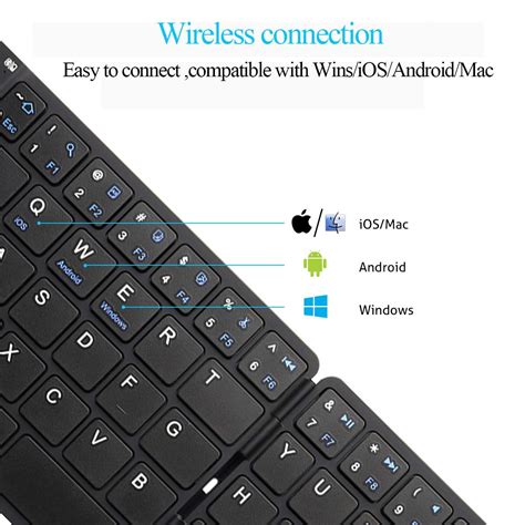 Foldable Bluetooth Keyboard InewTeck