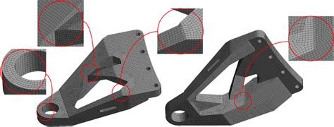 Finite Element Model Of The Cad Reconstructed Bracket Download