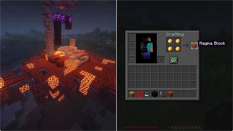 Minecraft Magma Block Guide How To Get Crafting Recipe And Uses