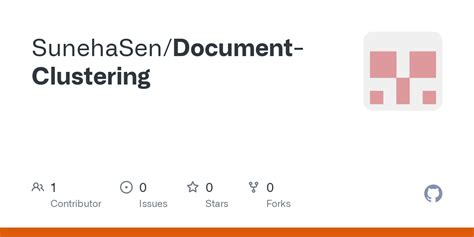 Github Sunehasendocument Clustering