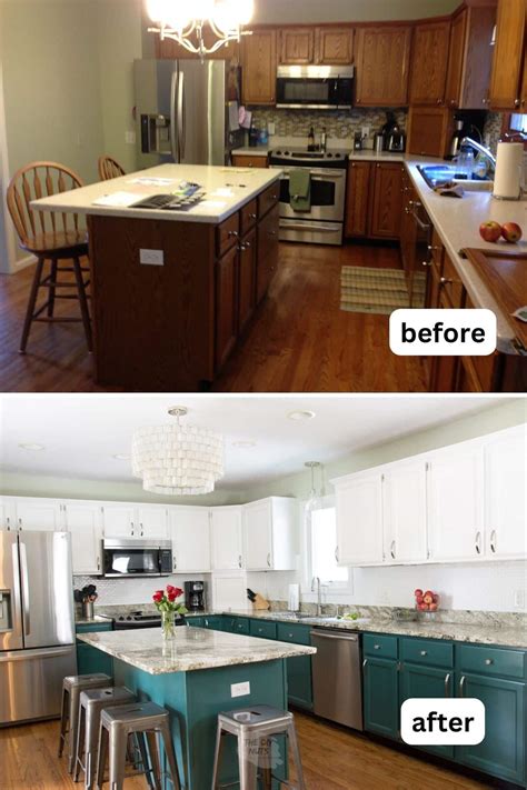 Before And After 15 Kitchen Makeover Projects Kitchen Diy Makeover