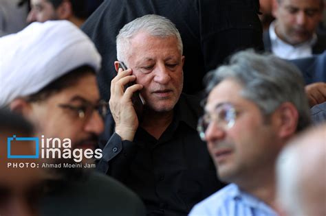 تصاویری از فرزندان مرحوم اکبر هاشمی رفسنجانی در مراسم تشییع عمویشان