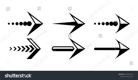 Set Arrow Icon Vector Arrow Symbol Stock Vector Royalty Free 1650070774 Shutterstock
