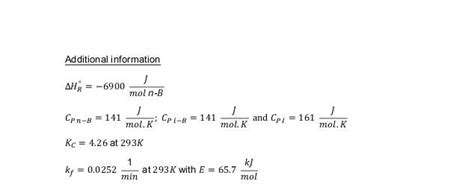 Solved Question 3 27 We have two CSTRS in series CSTR₁ Chegg com