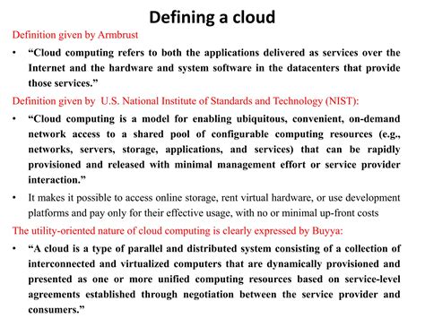 Cloud Computing Module 1 Basics Of Cloud Computing Ppt Cloud Computing Internet