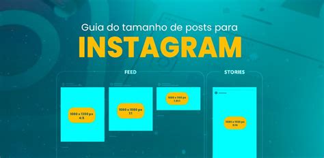Guia Do Tamanho De Posts Para Instagram Criação De Sites