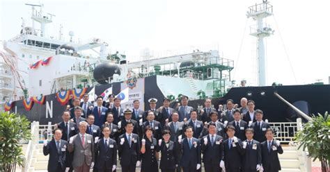 K신기술 적용 첫 ‘lng 벙커링 선박 떴다