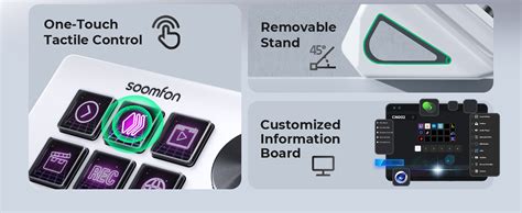 Soomfon Stream Controller Se Stream Control Deck With 6 Customizable