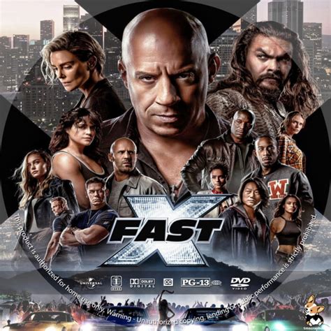 Fast X The Fast And The Furious 10 Custom Dvd Label Dvdcovercom