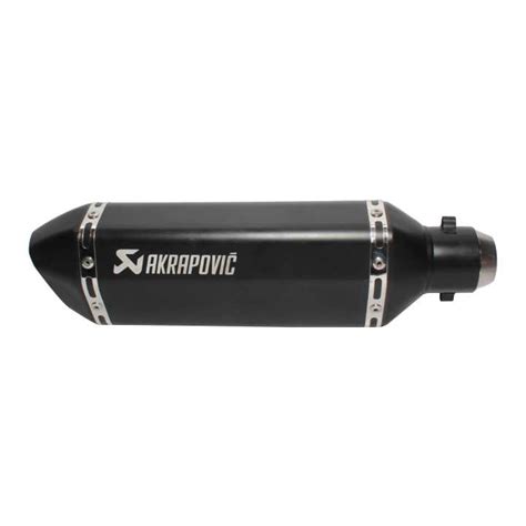 Akrapovic Exhaust For Racing Motorcycles Black Colour Np