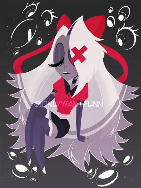 Vaggie Hazbin Hotel Fanart By Ionlywantfunn On Deviantart