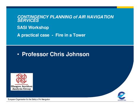 Contingency Planning Of Ans A Practical Case Fire In A Tower