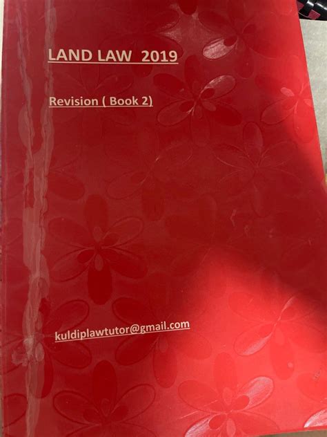 Law Revision Notes Hobbies And Toys Books And Magazines Textbooks On Carousell