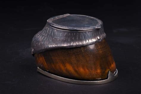 Lot 648 A Victorian Silver Mounted Horse Hoof