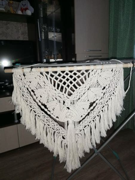 Продам настенное панно макраме Отличный вариант украшения интерьера Размер панно 60х62